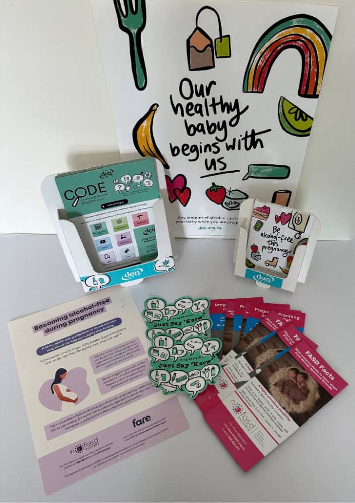 Tasmanian Library FASD Display - NOFASD Australia