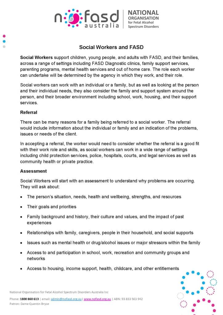 For Individuals with FASD - NOFASD Australia