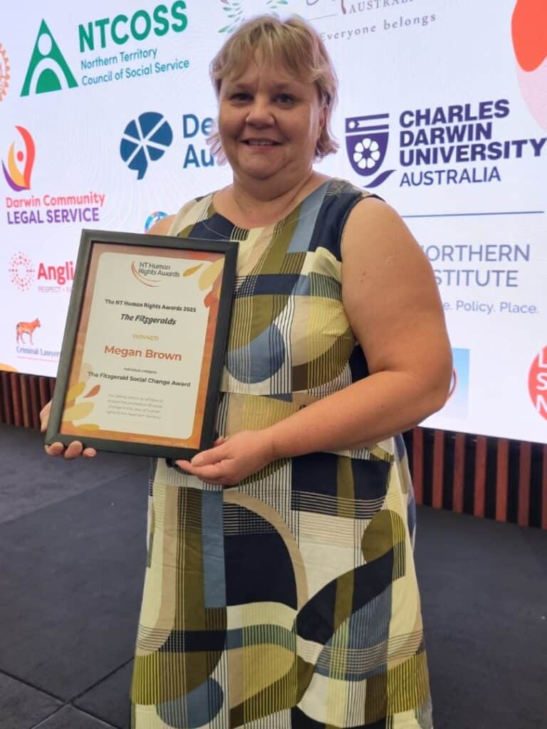 FASD Advocate Megan Brown wins Human Rights Award - NOFASD Australia