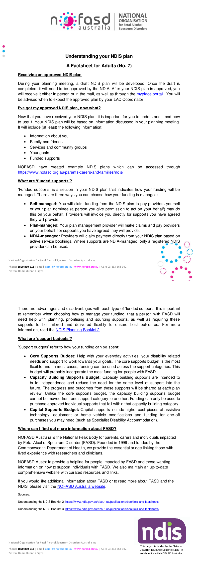 For Individuals with FASD - NOFASD Australia