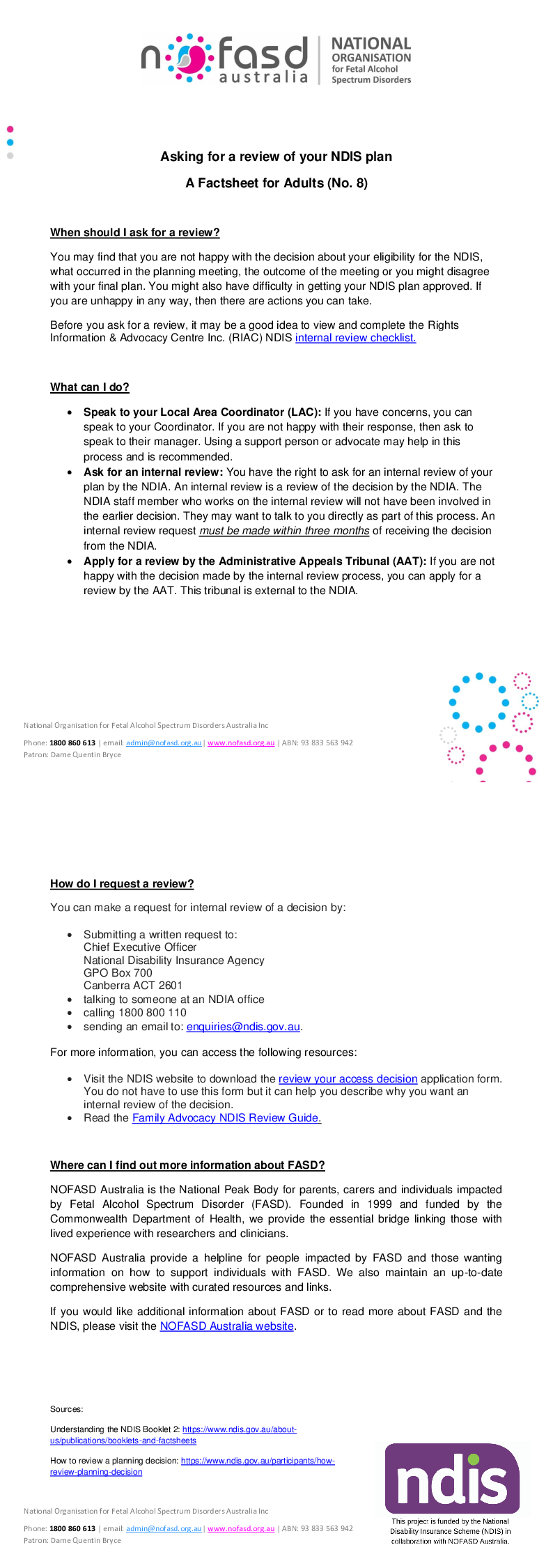 For Individuals with FASD - NOFASD Australia