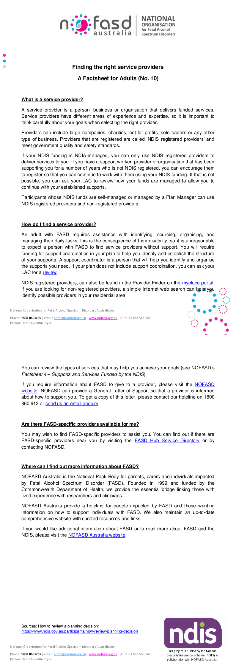 For Individuals with FASD - NOFASD Australia