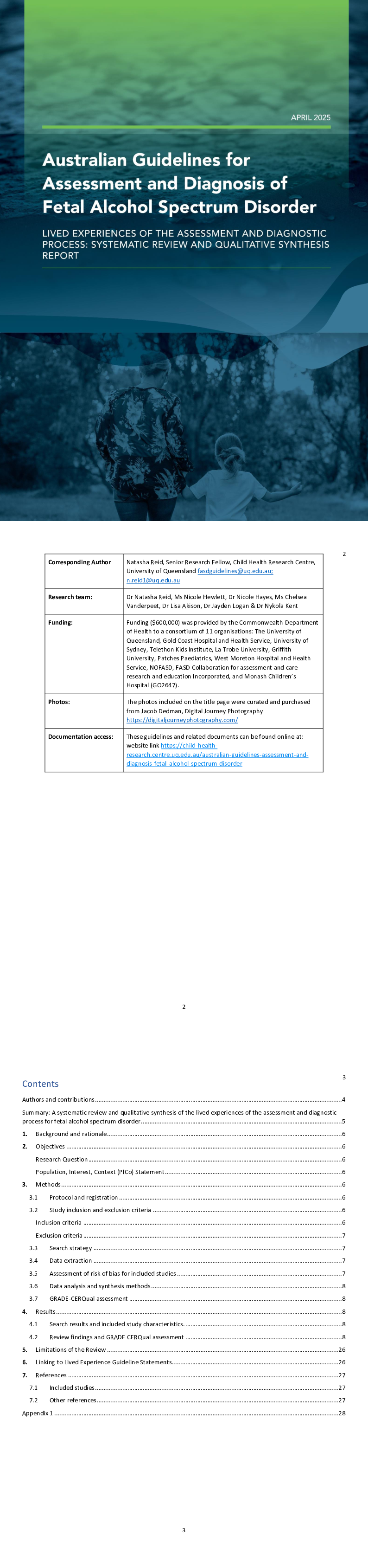 Guidelines for Assessment and Diagnosis of FASD - NOFASD Australia
